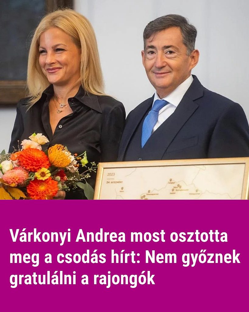 Várkonyi Andrea most osztotta meg a csodás hírt: Nem győznek gratulálni ...